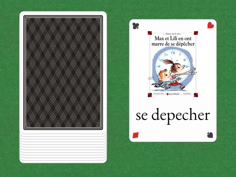 les verbes pronominaux - Speaking cards