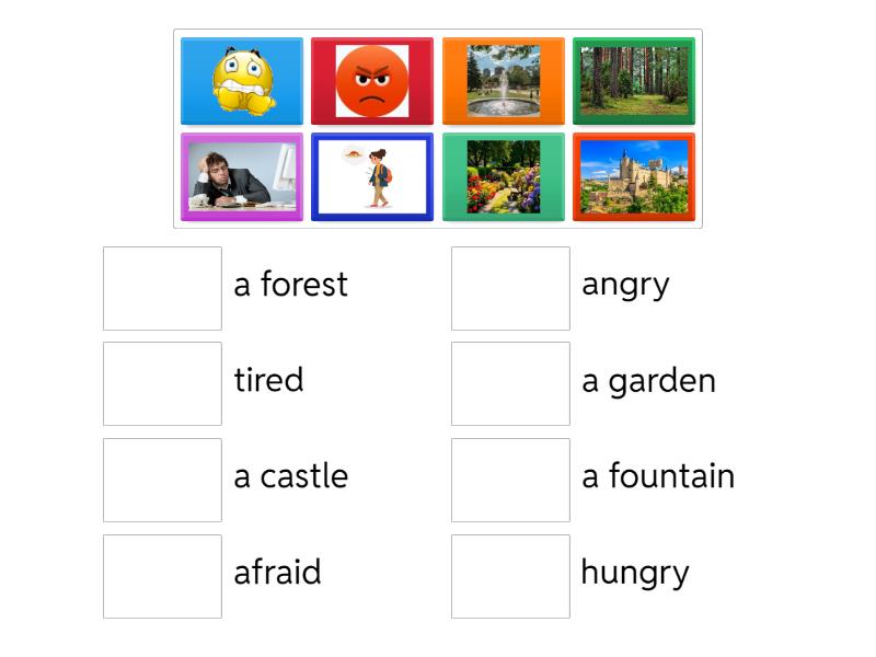 Ready 3B U2 Vocab (3A) - 匹配遊戲