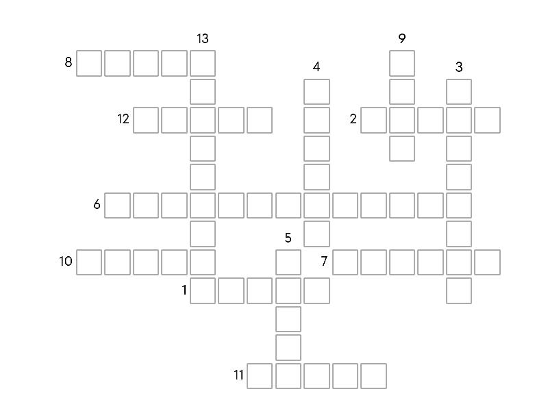 Das Wetter - Crossword