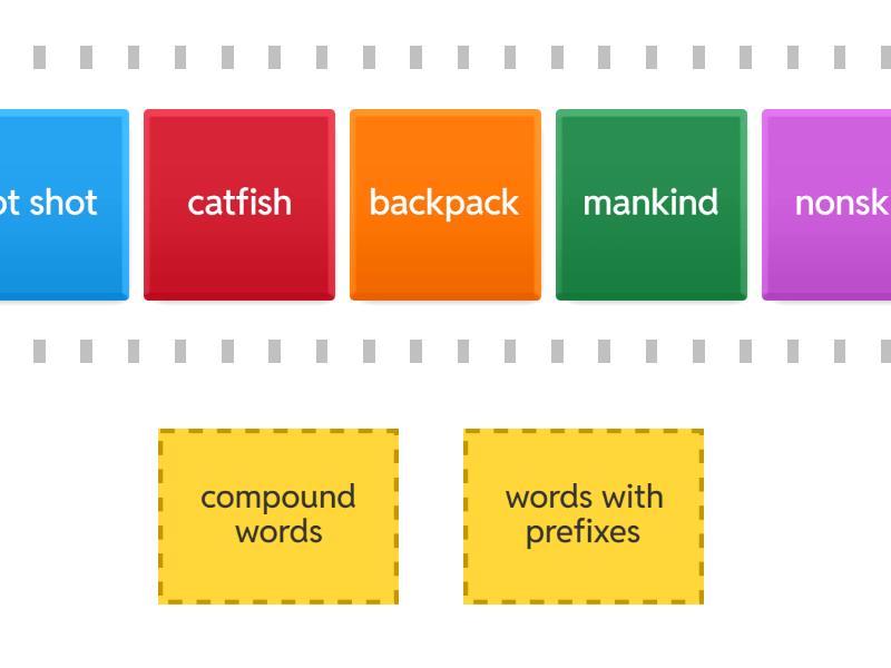 compound words - Speed sorting