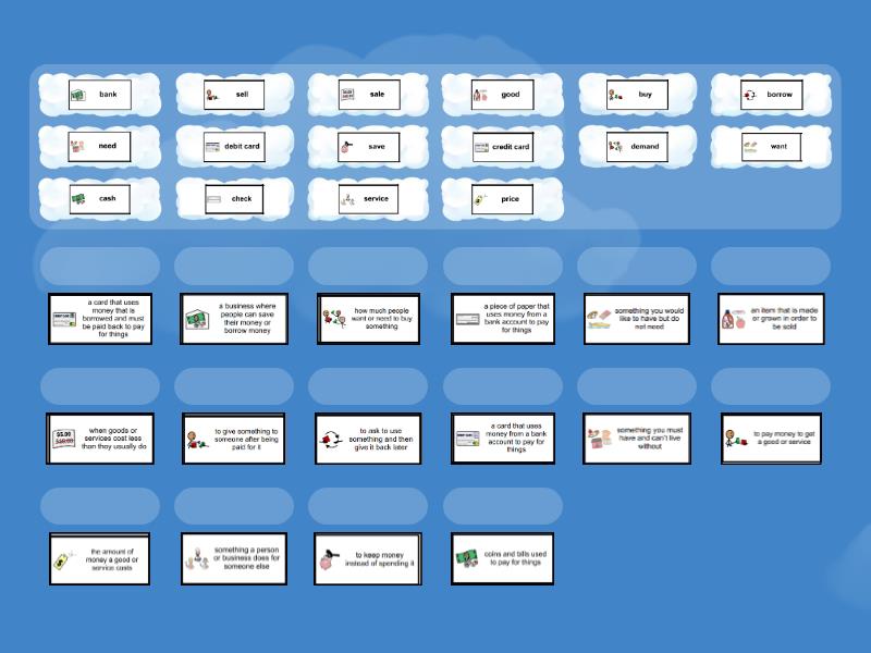 Unit 18 vocabulary - Match up