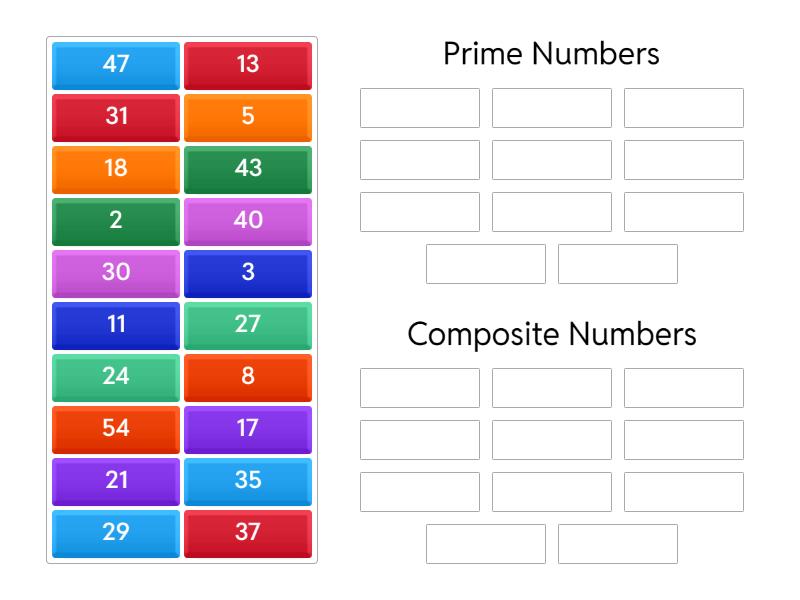 Prime and Composite Sorting - Group sort
