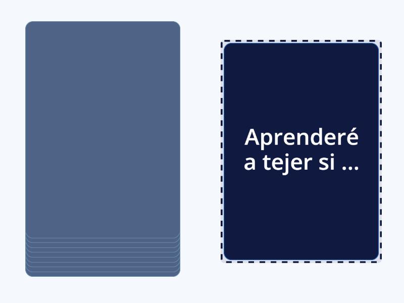 Tarjetas para condicionales de tipo 1 - Cartas aleatórias