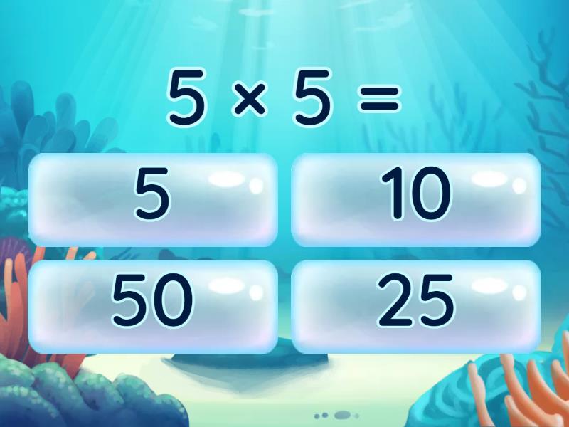 N2 Multiply by 5 - Quiz