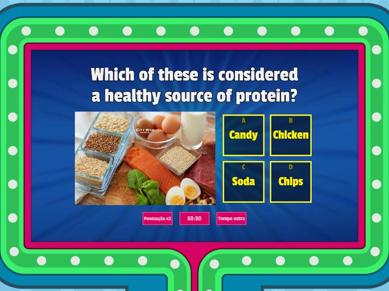 Nutrition Quiz - Gameshow quiz