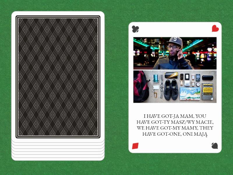 HAVE GOT* - Speaking cards