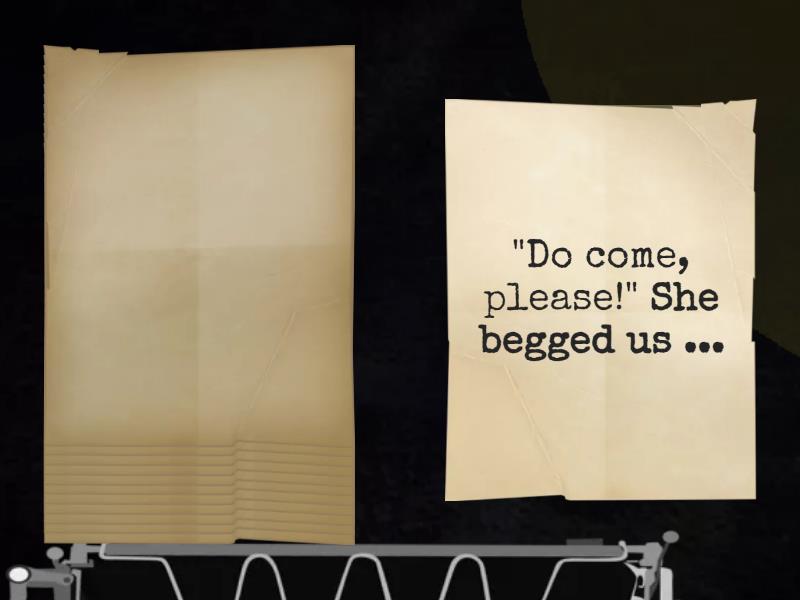 REPORTED SPEECH (questions and requests) - Speaking cards REPORTED SPEECH (questions and requests) - Speaking cards