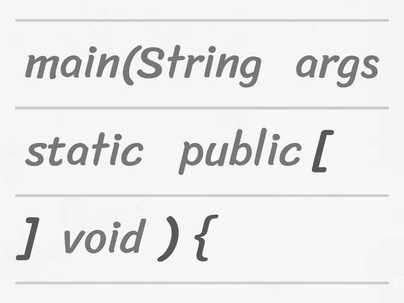 Aturcara Java - Unjumble