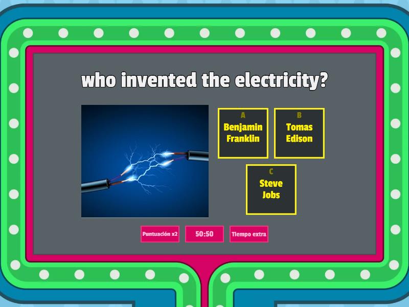 Inventors and Inventions - Gameshow quiz