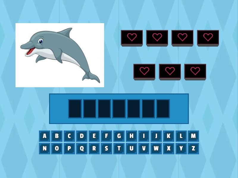 Sea animals - Hangman