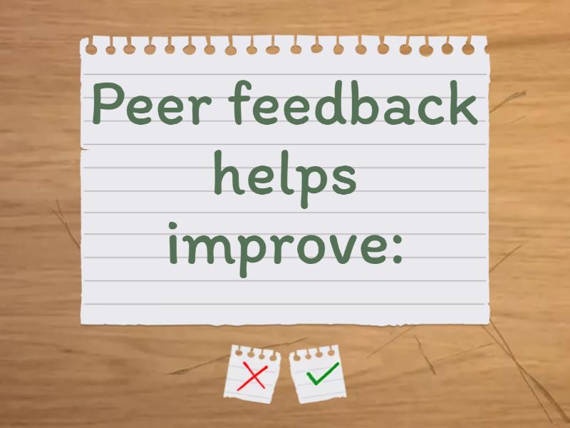 Improving Communication Through Peer Feedback - Flash cards