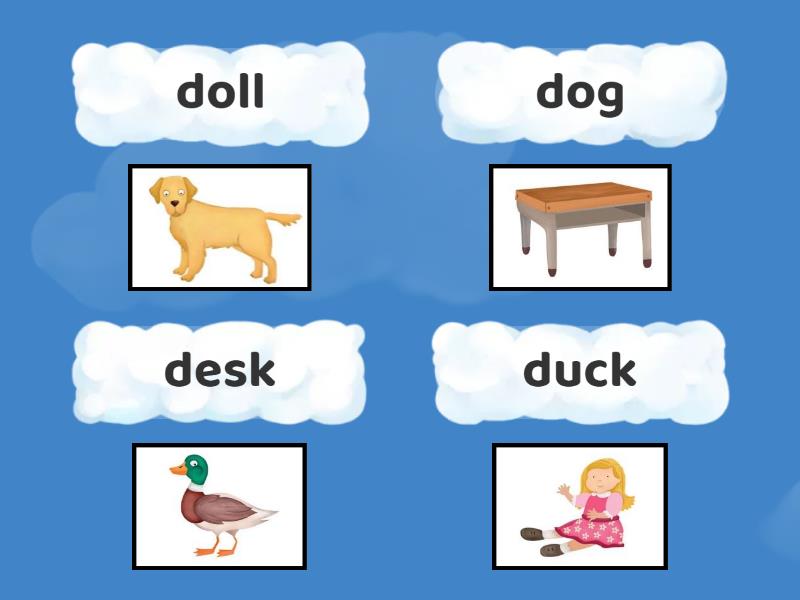 Oxford Phonics Letter Dd - Match up
