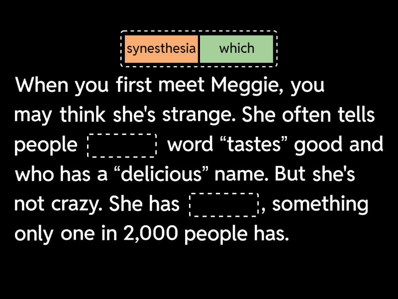 Beyond the Ordinary: Understanding Meggie's Unique World of Synesthesia ...