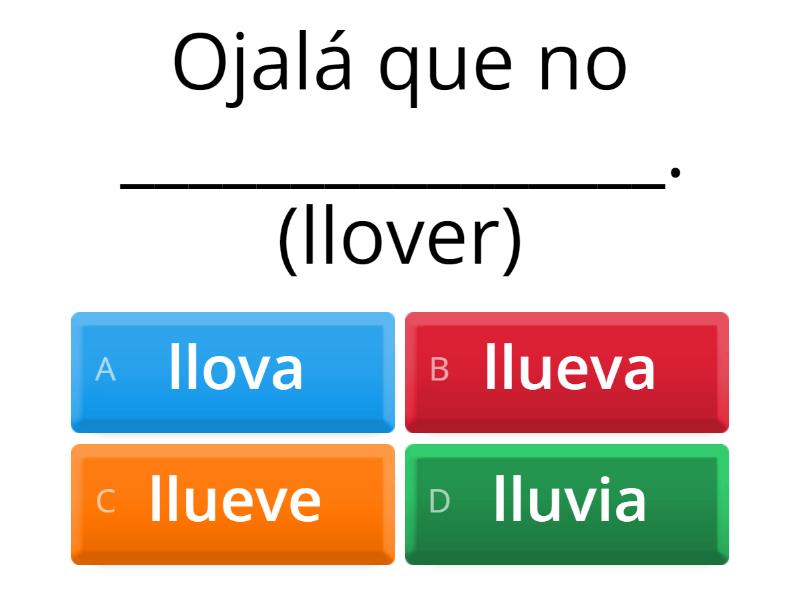 Ojalá - Quiz