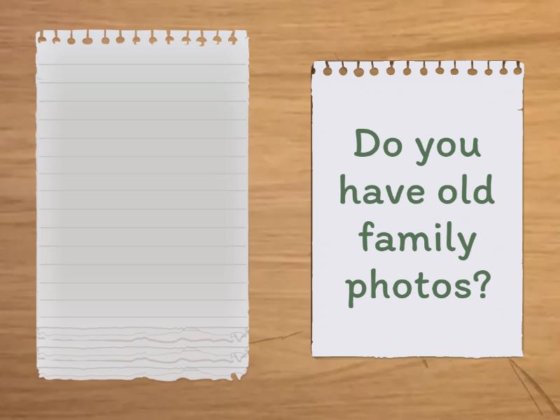 A1. Speaking Family - Speaking cards