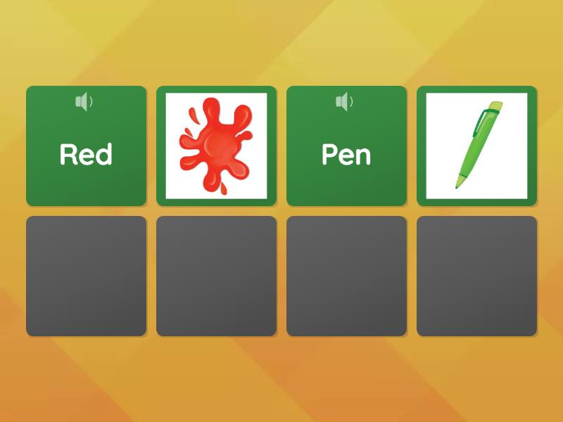 Oxford Phonics e-et-en-ed - Matching pairs