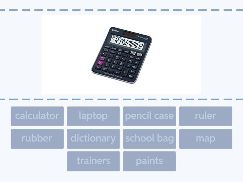 GG2 unit 1.1 school objects intro - Find the match
