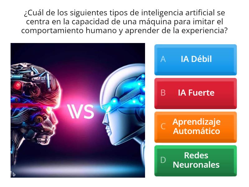 tipos de inteligencia artificial - Quiz