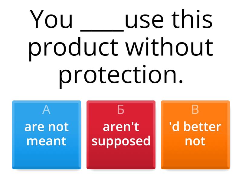 permission, prohibition,obligation,necessity - Quiz