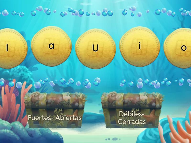 Vocales fuertes y débiles - Speed sorting