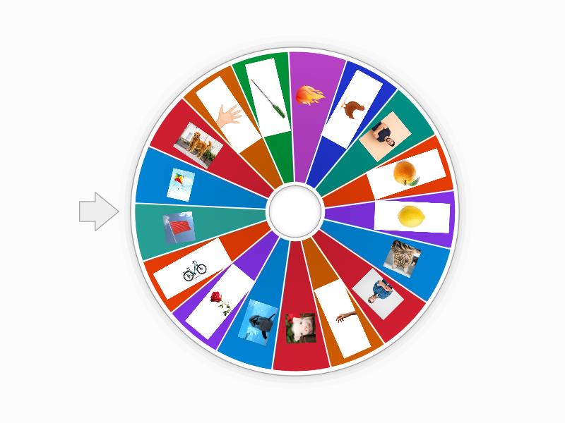 Simple reading comprehension - Spin the wheel