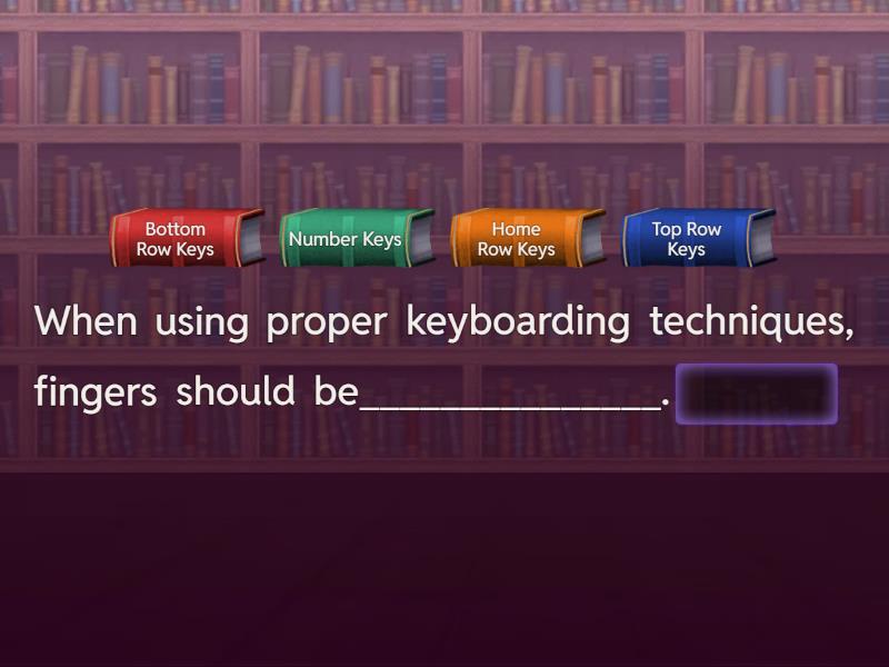 Keyboarding Study Guide Game - Complete the sentence
