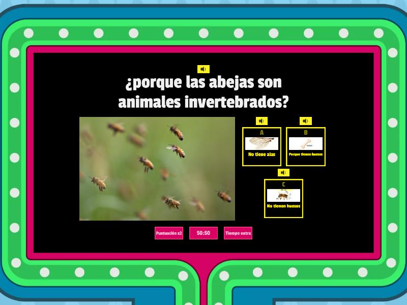 Las abejas - Gameshow quiz