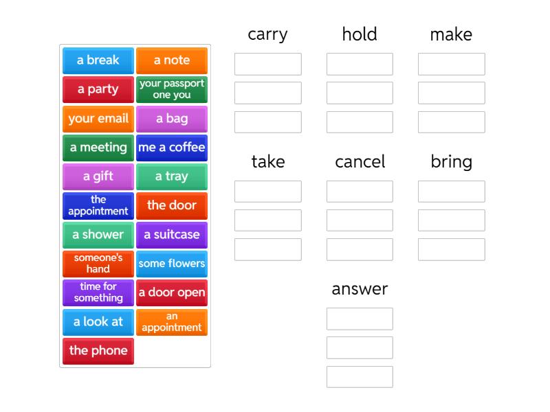 Speakout A2+ Unit 2C - Group sort