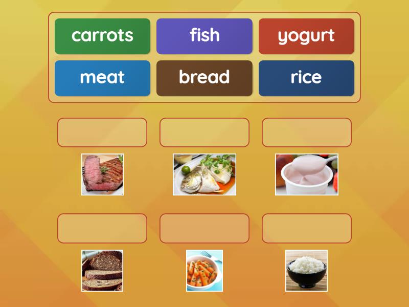 Family and friends 1. Unit 12. It's dinnertime! - Match up