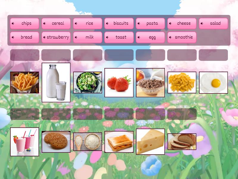 Together 4 Unit 5 Food and drink - Połącz w pary