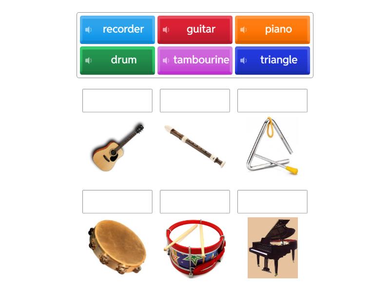Musical instruments - Match up