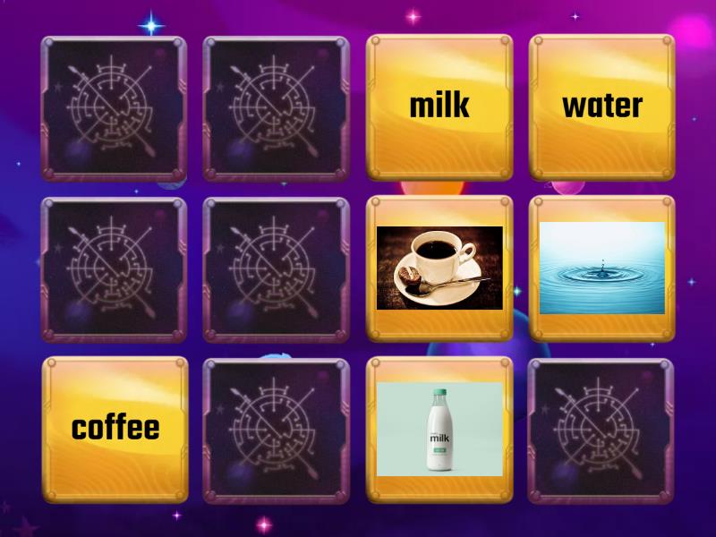 drinks pairs - Matching pairs