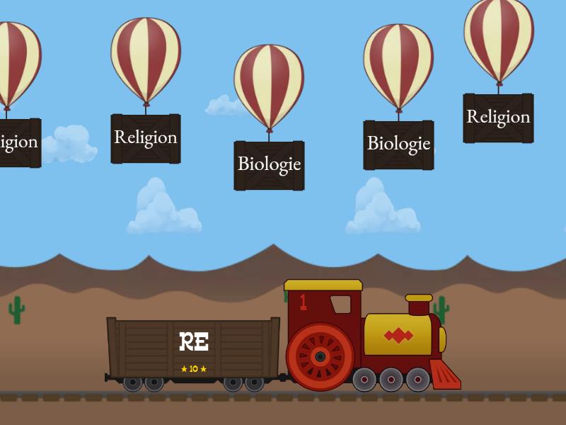 Schulfaecher - School Subjects - Balloon pop