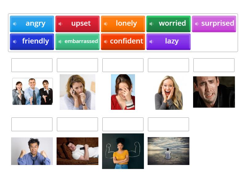Prepare 3 unit 17 expressing emotions - Match up
