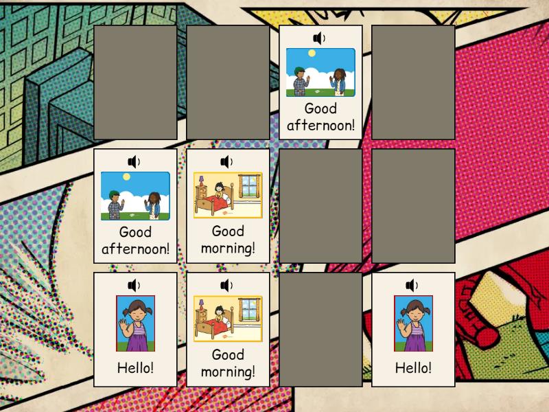 Greetings - Matching pairs