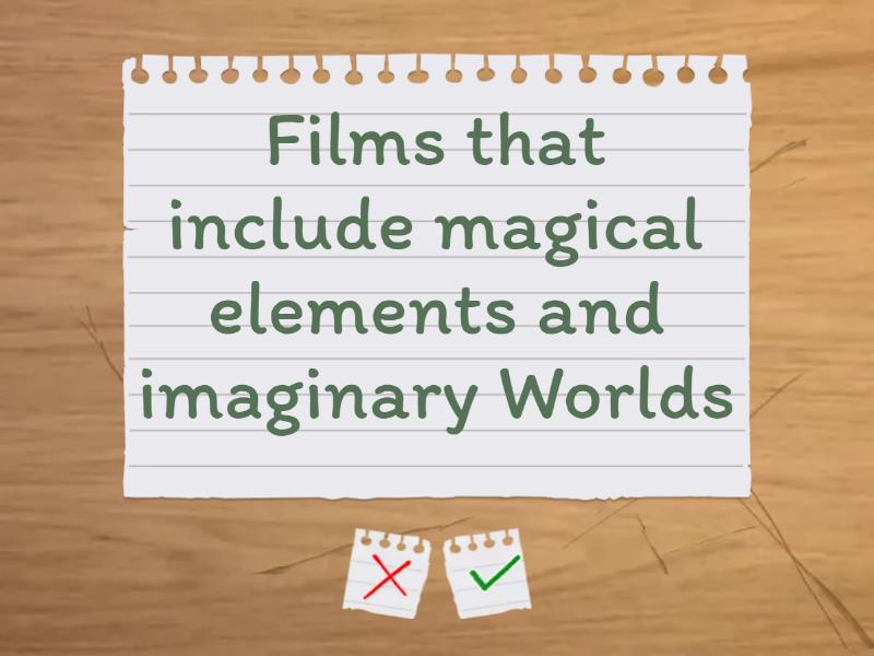 Guess the Movie Genre! - Flash cards