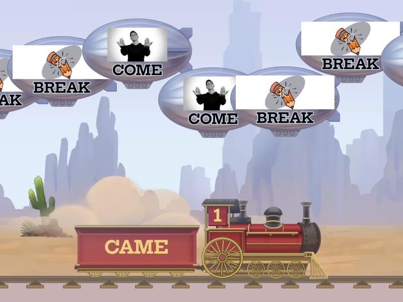 VERBS IN PAST TENSE - Balloon pop