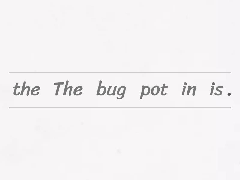 Fundations Level 1 Unit 2-Sentence Jumble - Desembaralhe