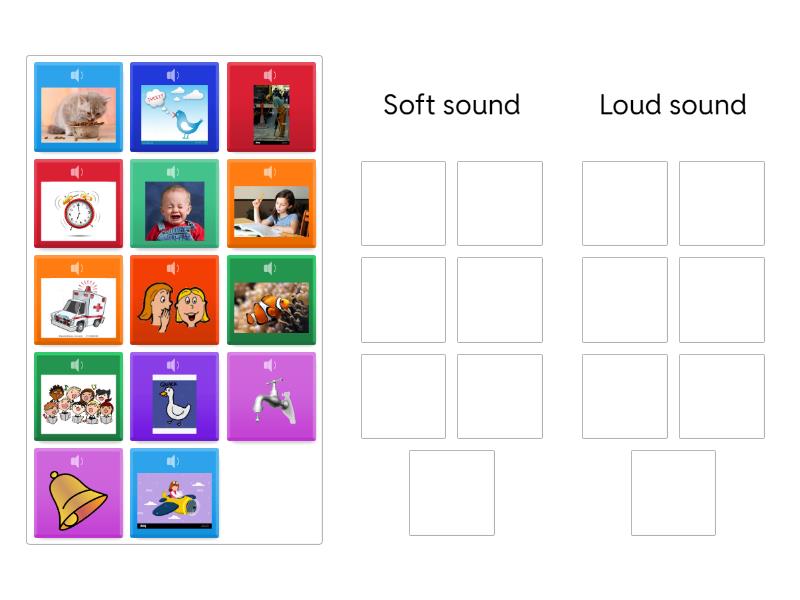 Loud and Soft sounds - Group sort