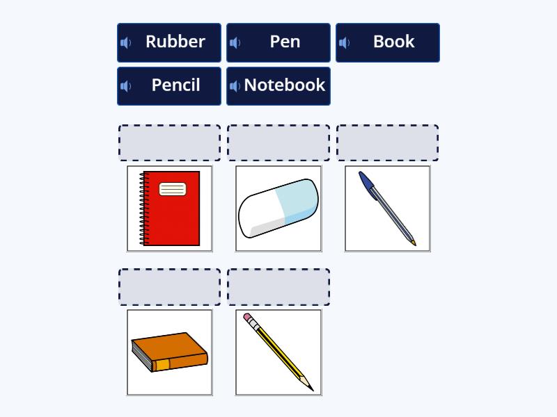 School Objects 2A - Match up