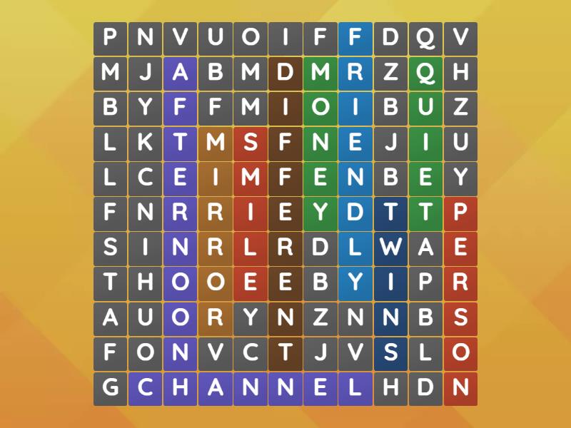 unit 1+2 - Wordsearch