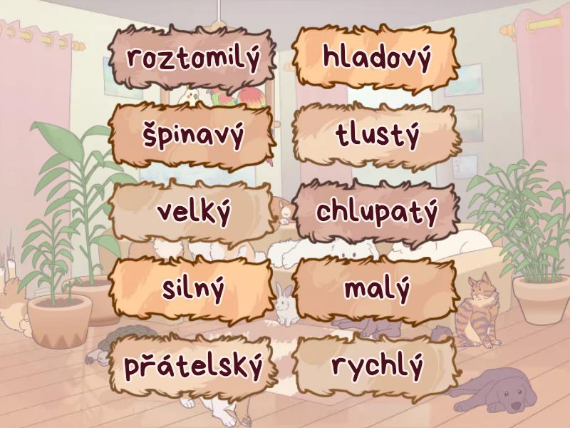 AJ7_Bloggers 2 - Unit 3A animals _adjectives - Flip tiles