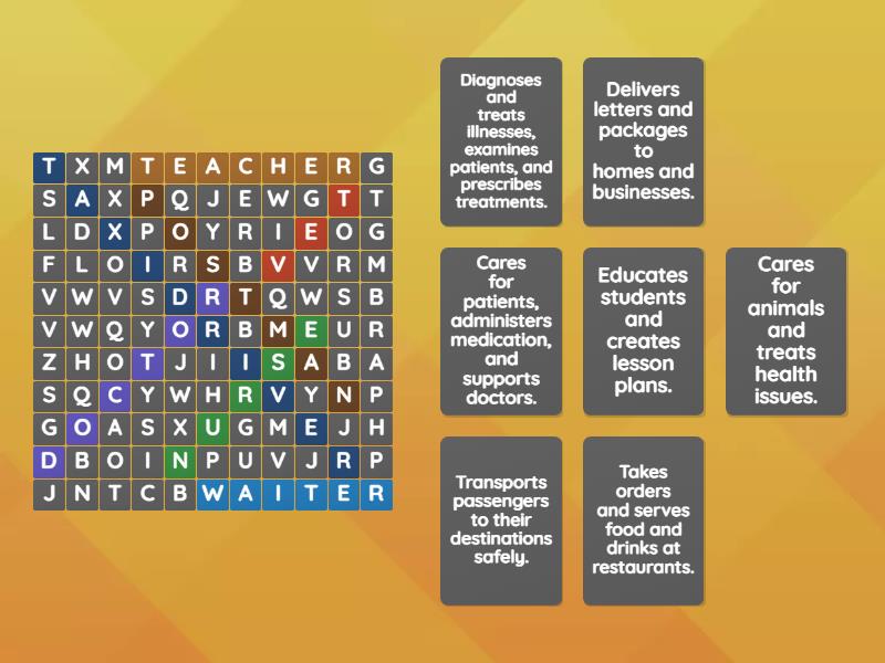 5th grade - Unit 6 - Word search - Wordsearch