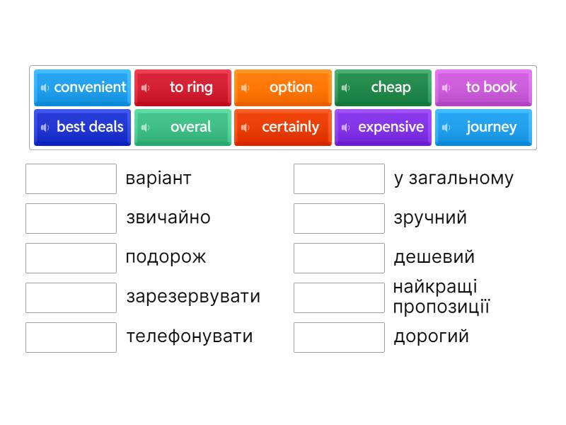 Solutions Elementary 5D New words - Match up