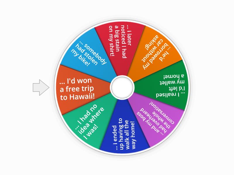 react to stories - Spin the wheel