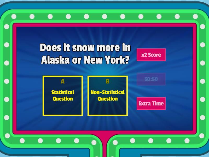 KEllams Statistical vs. Non-Statistical Questions - เกมตอบคำถาม