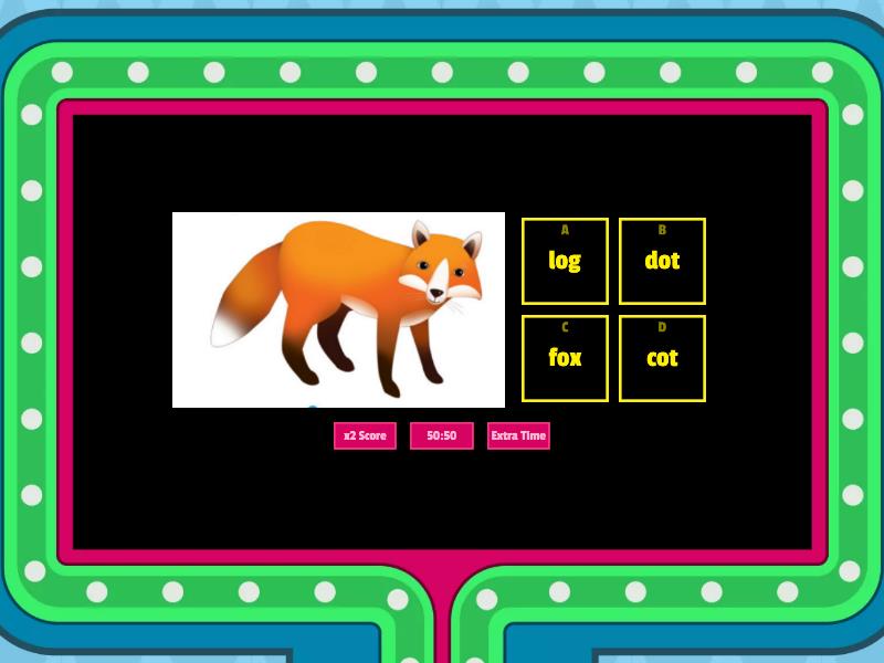 Oxford phonics world 2, 'o' 'ot' 'op' - Gameshow quiz