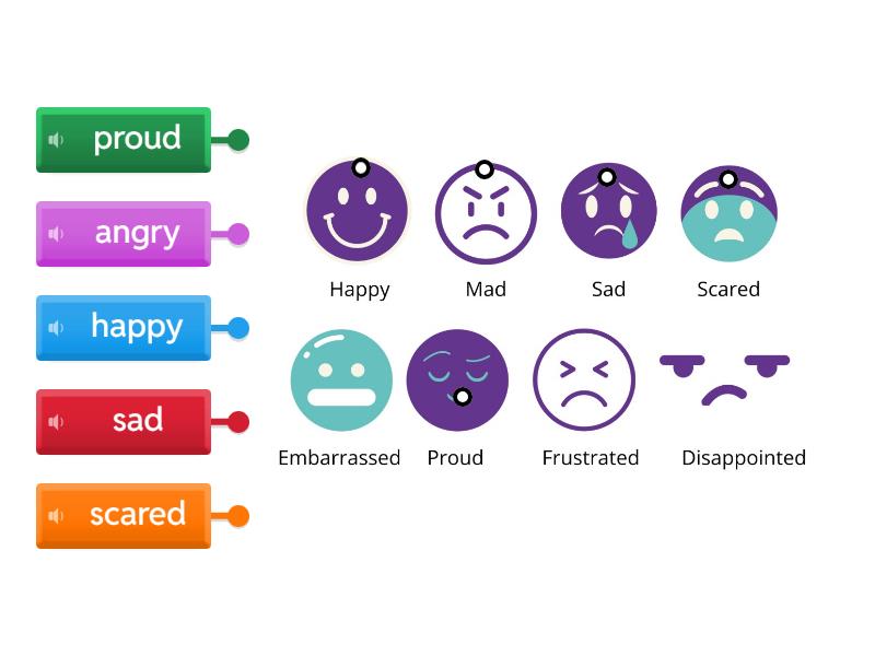 Feelings - Labelled diagram