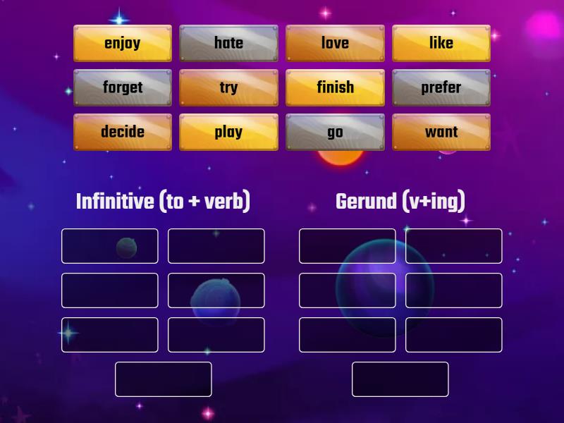 top goal term 2 u5 grammar - Group sort