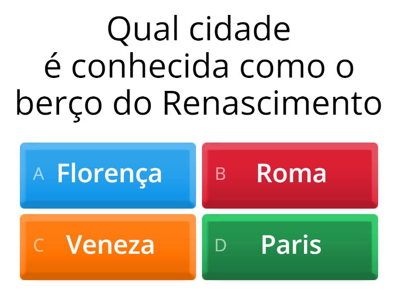 Renascimento - Quiz